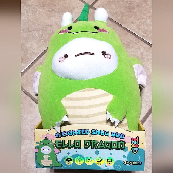 Mimicoco | Toys | Mimicoco Ello Dragon Weighted Snug Bud 1 Inch Plush ...